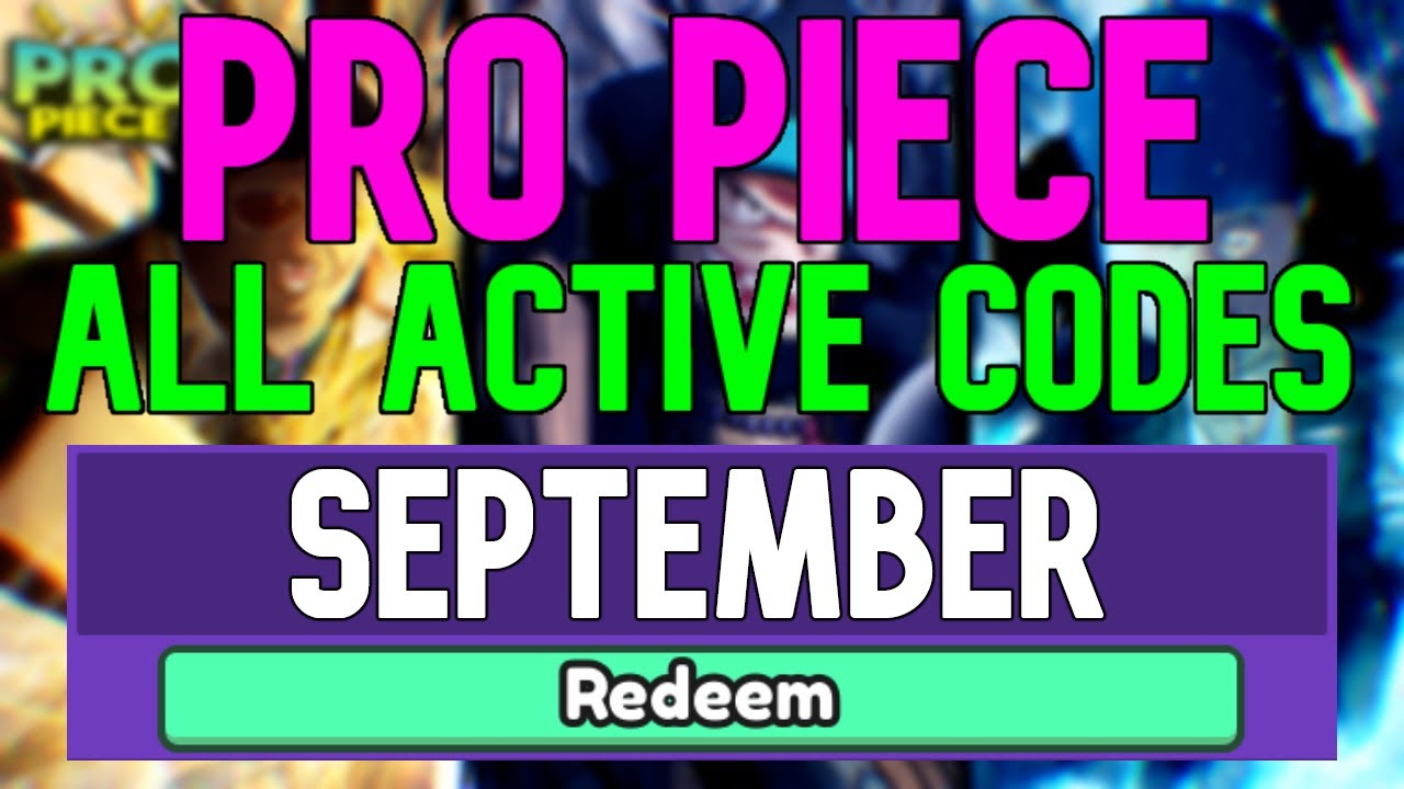 All New September 2022 Codes for ️Pro Piece ROBLOX WORKING Pro Piece ...