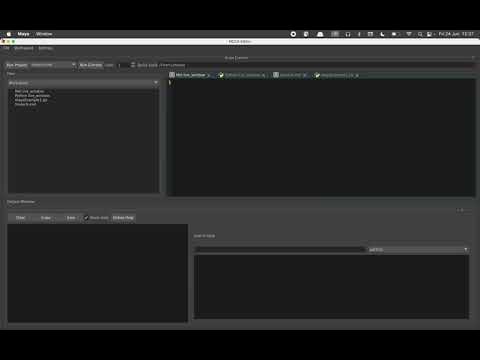 Replacement Maya Script Editor (Work in Progress) - YouTube