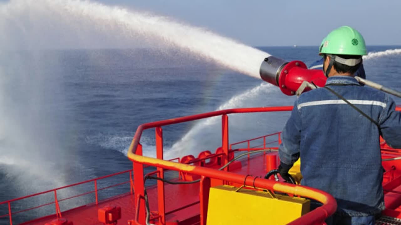 Fire fighting arrangements on ship (Full Video) - YouTube
