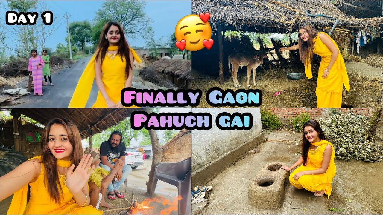 WOW Finally Apne Gaon pahuch gai And Kaka Rone lage Ghar pe koi nahi ...