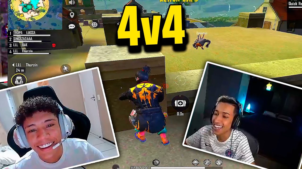 LOUD BAK E PAIN SINCE NO 4V4 APOSTADO MAIS DIFERENCIADO DO FREE FIRE ...