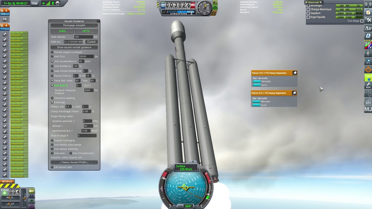 Destiny on the Falcon Heavy - KSP - YouTube