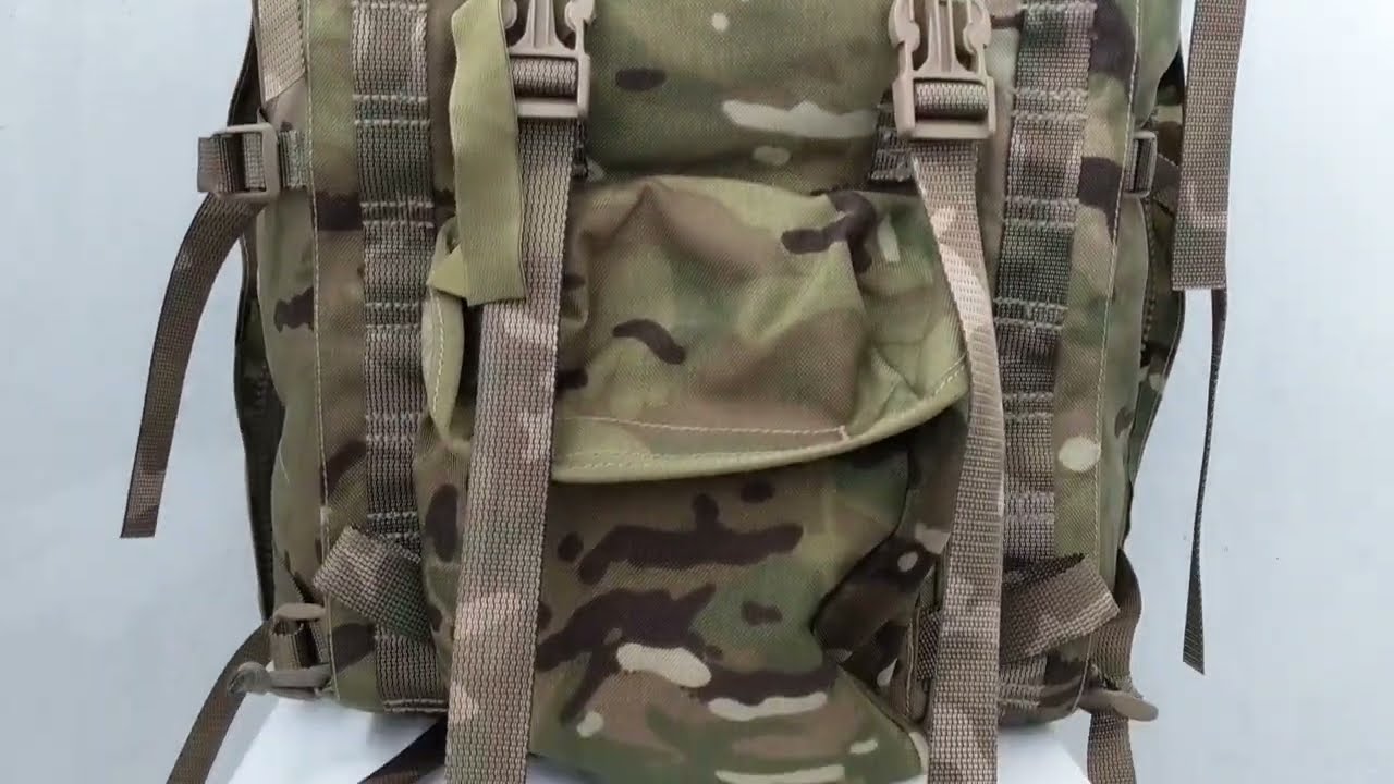 Рюкзак новый MTP long back Bergen армии Великобритании оригинал - YouTube