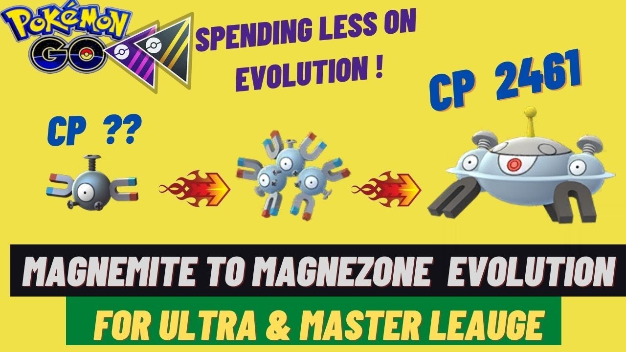 Magnemite evolution to Magnezone for ultra league | Which CP Magnemite ...