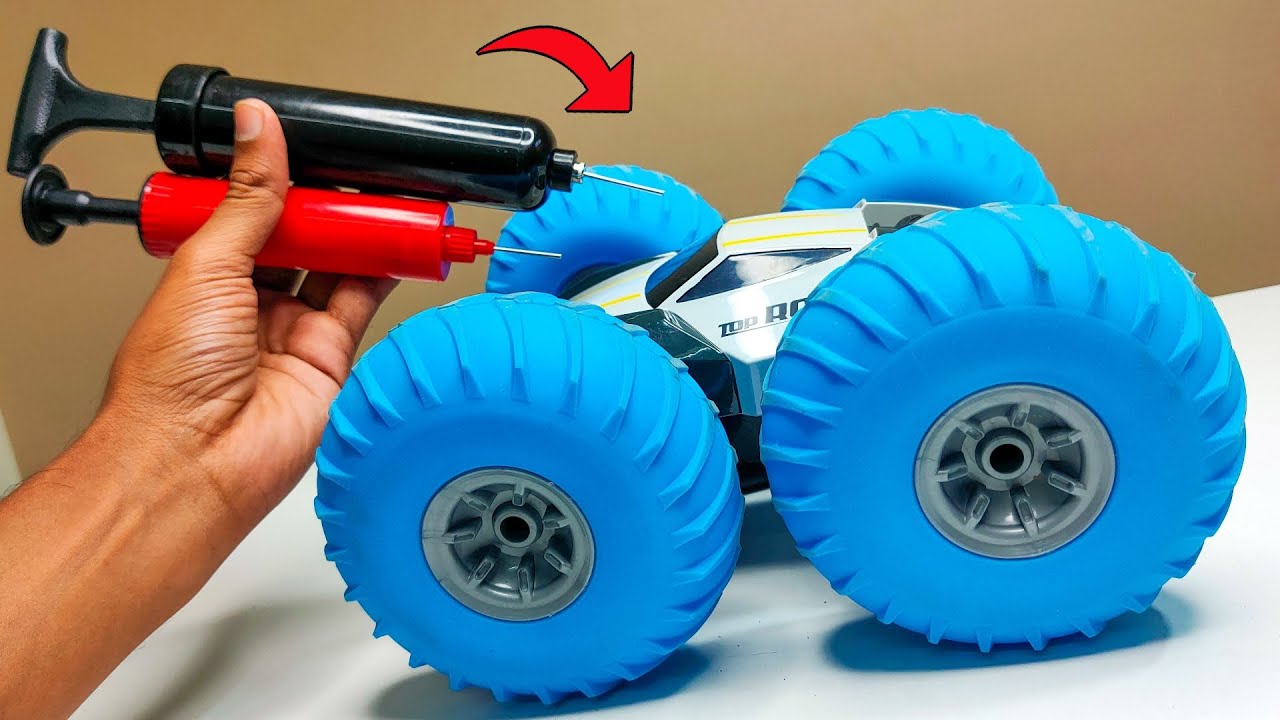 RC Turbo Pneumatic Air pump Car Vs RC MaX OffRroad Car Unboxing ...