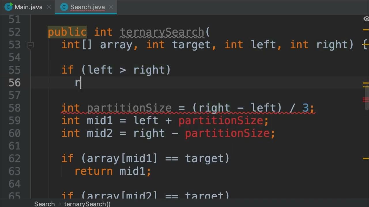 208 Ternary Search Implementation - YouTube