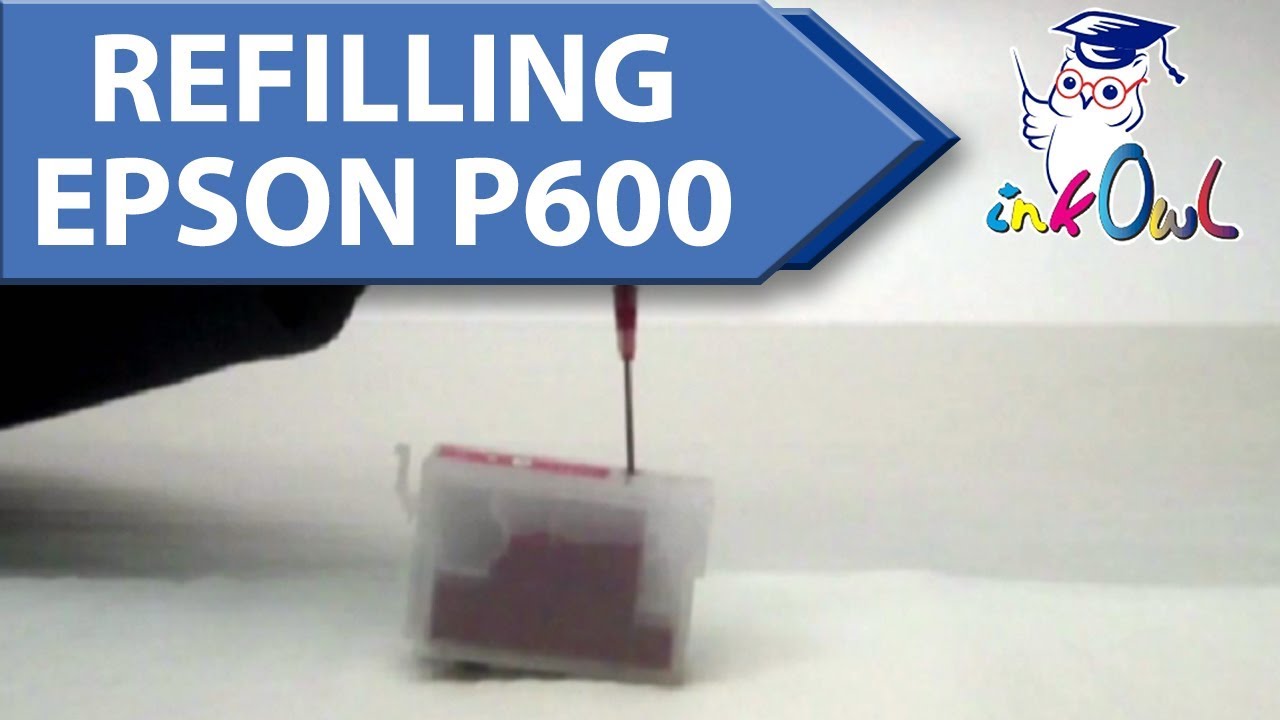 InkOwl Refill Cartridges for EPSON SureColor P600 (#760 ink) - YouTube