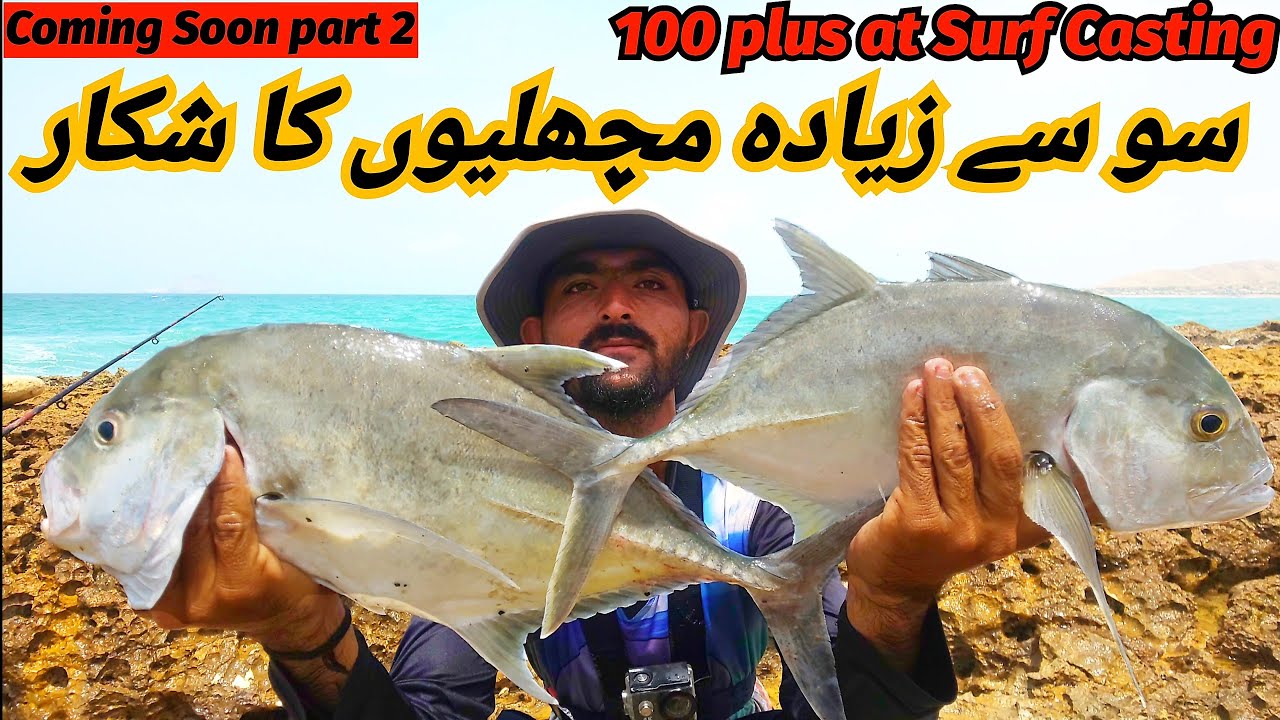 Lots Of Fishes at Surf Casting |Mubarak Village Beach Fishing # ...