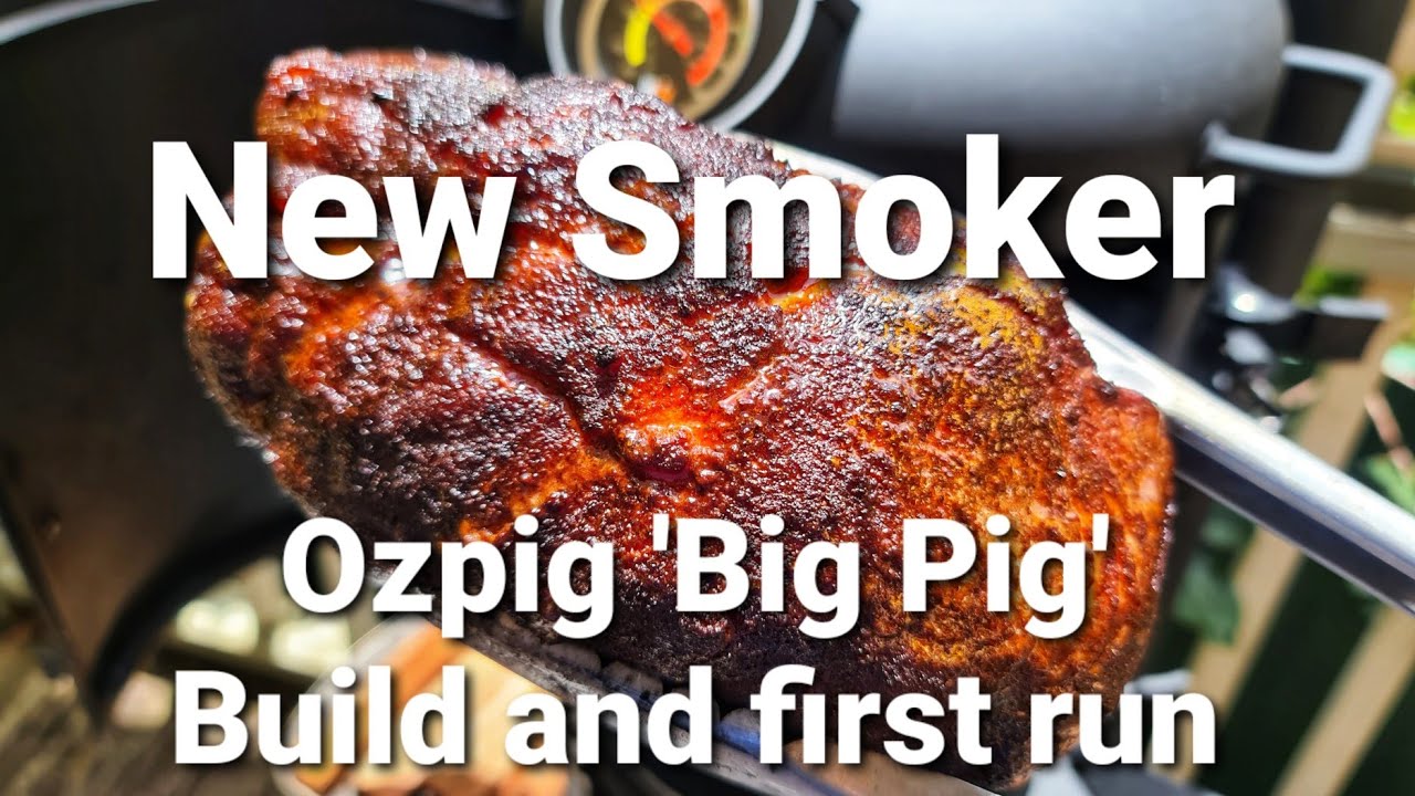 Big Pig Smoker unboxing and first cook! Our new OzPig! - YouTube