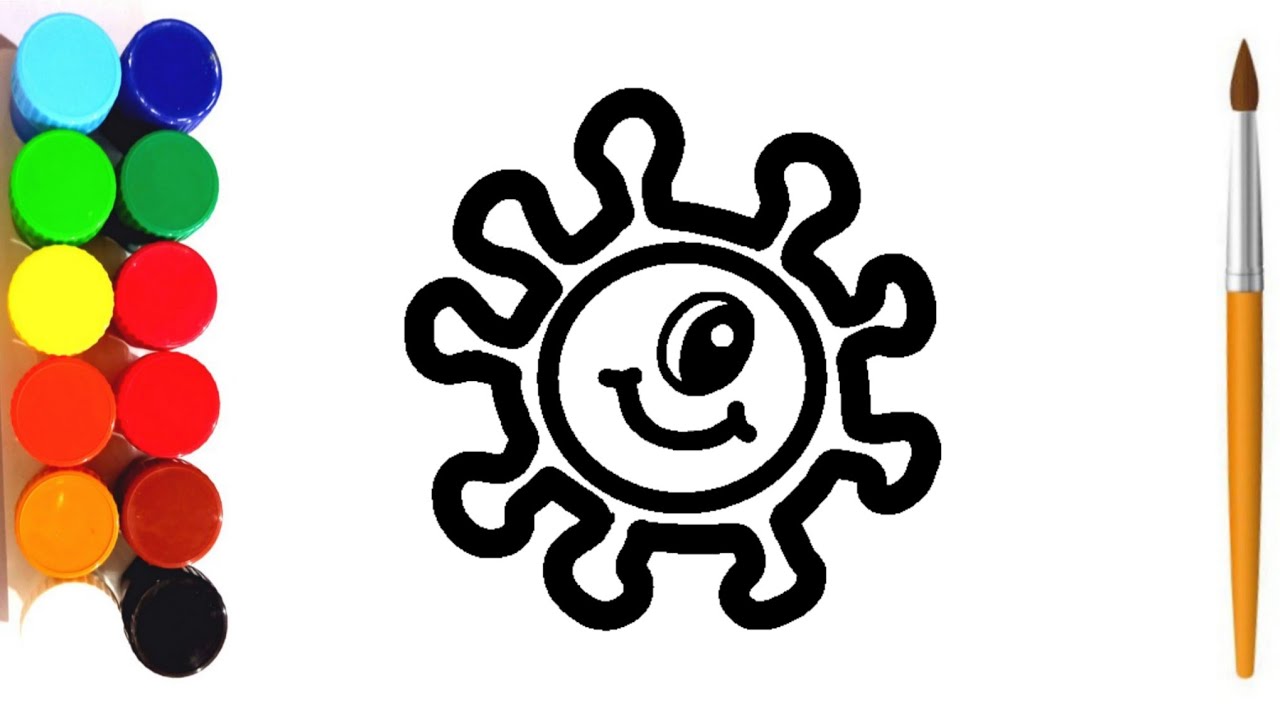 How to Draw Bacteria For Kids Step by Step and Coloring | Bacteria ...