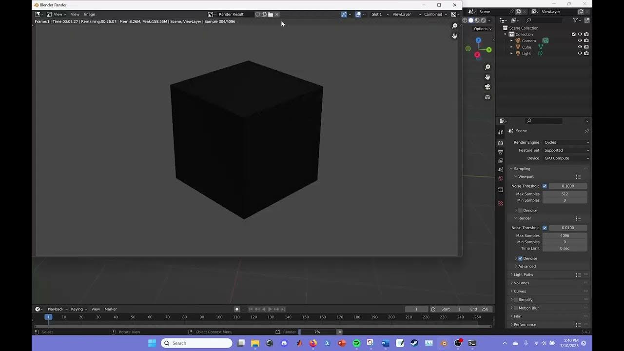 Blender Tutorial: Rendering with the GUI - YouTube