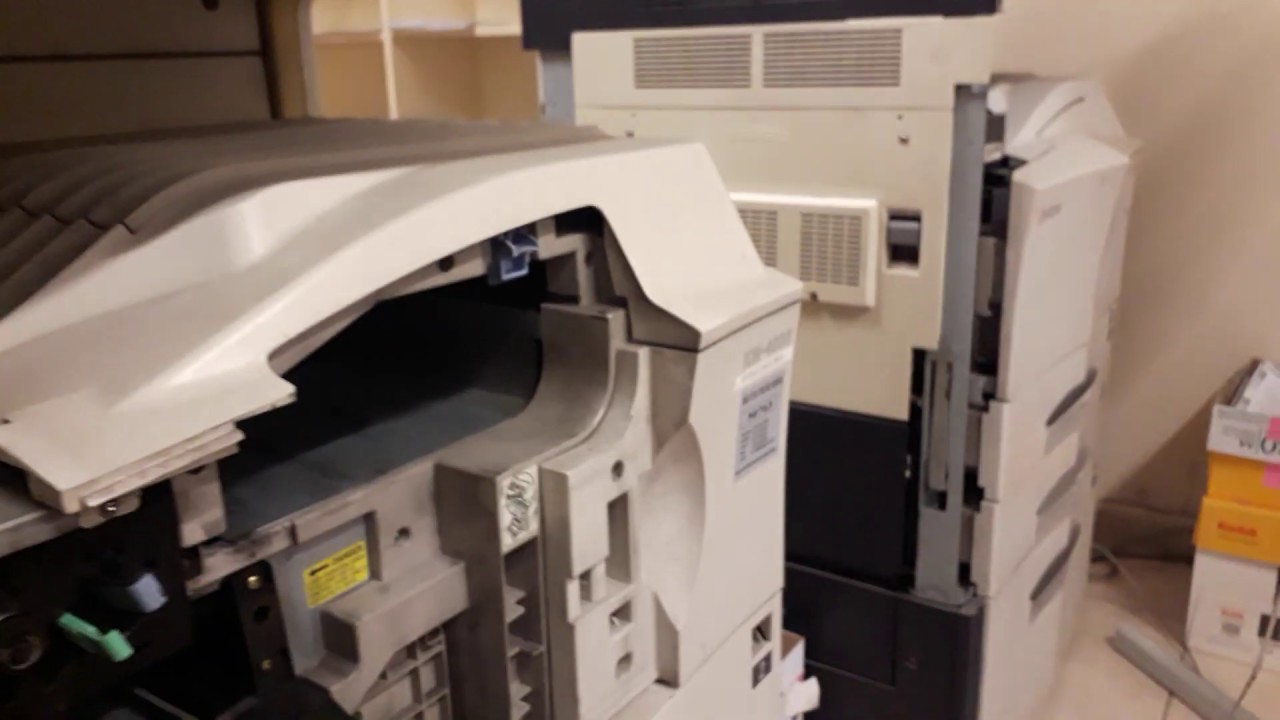 Printer Kyocera KM 5035 4035 3035 Fotokopi Makinası Nasıl Sökülür - YouTube
