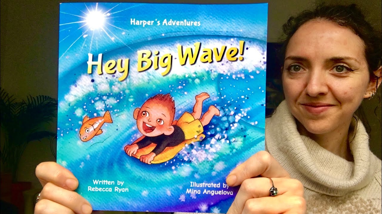 Hey Big Wave - Children’s book review by the illustrator - YouTube