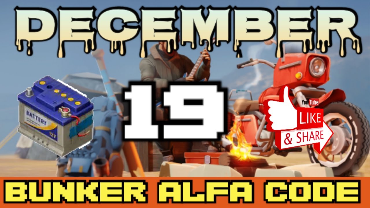 Bunker Alfa code Today DECEMBER 19 2022 LDOE - YouTube