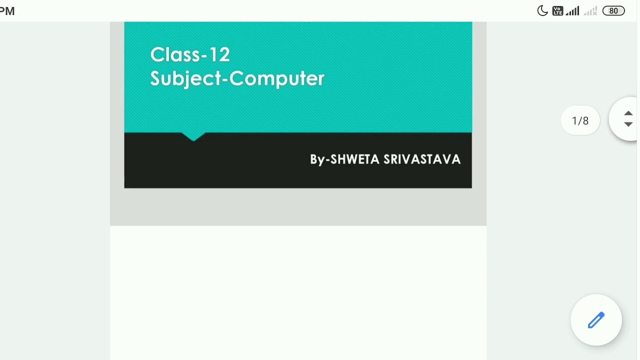 Medium-English,Class-12th,Subject-Computer,Topic-Classifications of ...