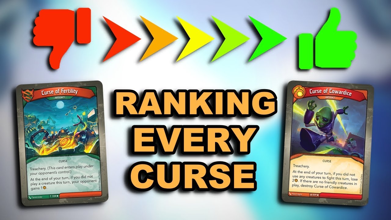 Ranking Every KeyForge CURSE From Worst to Best [DAY 1] - YouTube