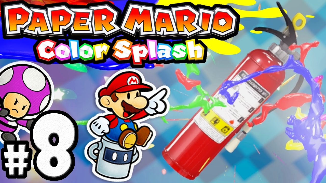 Paper Mario Color Splash - Wii U Gameplay Walkthrough PART 8 - Final ...