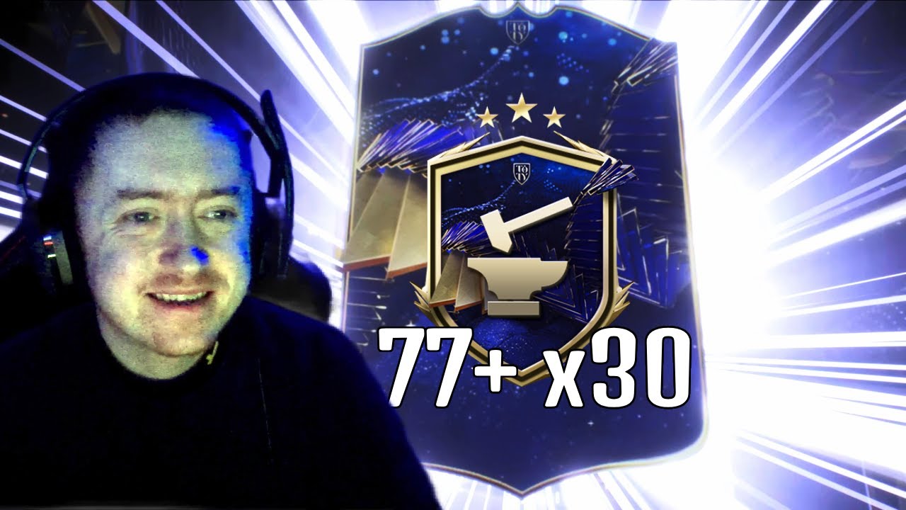 I PACKED A TOTY OUT A 77x 3 PACK 😱! EA FC 24 Pack Opening 🔥 77x 30 ...