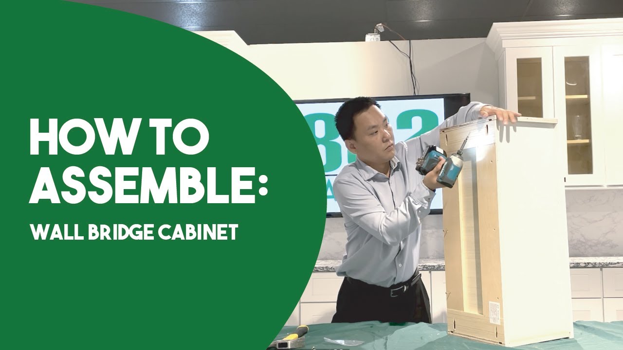 802 Cabinetry: How to assemble a wall bridge cabinet - YouTube