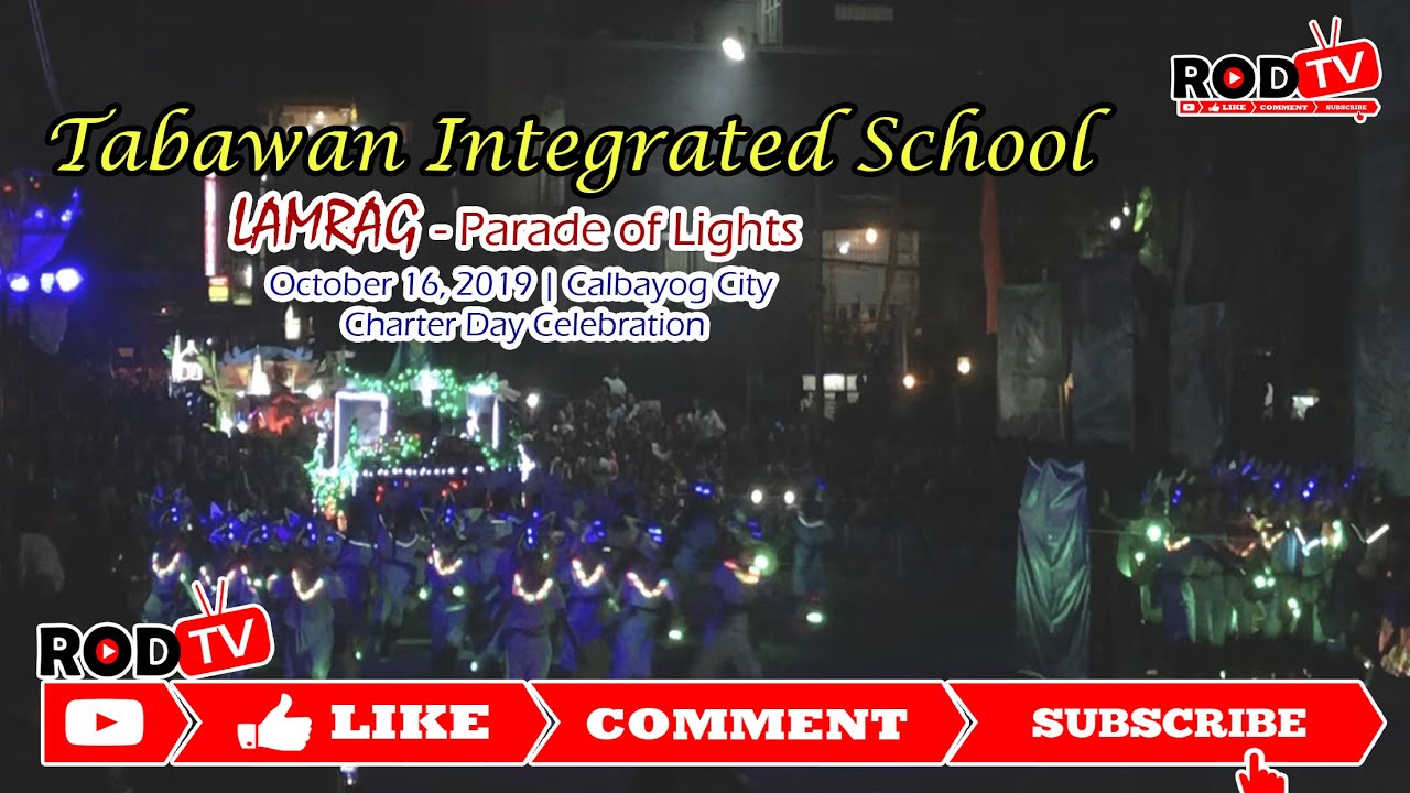Tabawan Integrated School Performance | Lamrag - Parade of Lights - YouTube