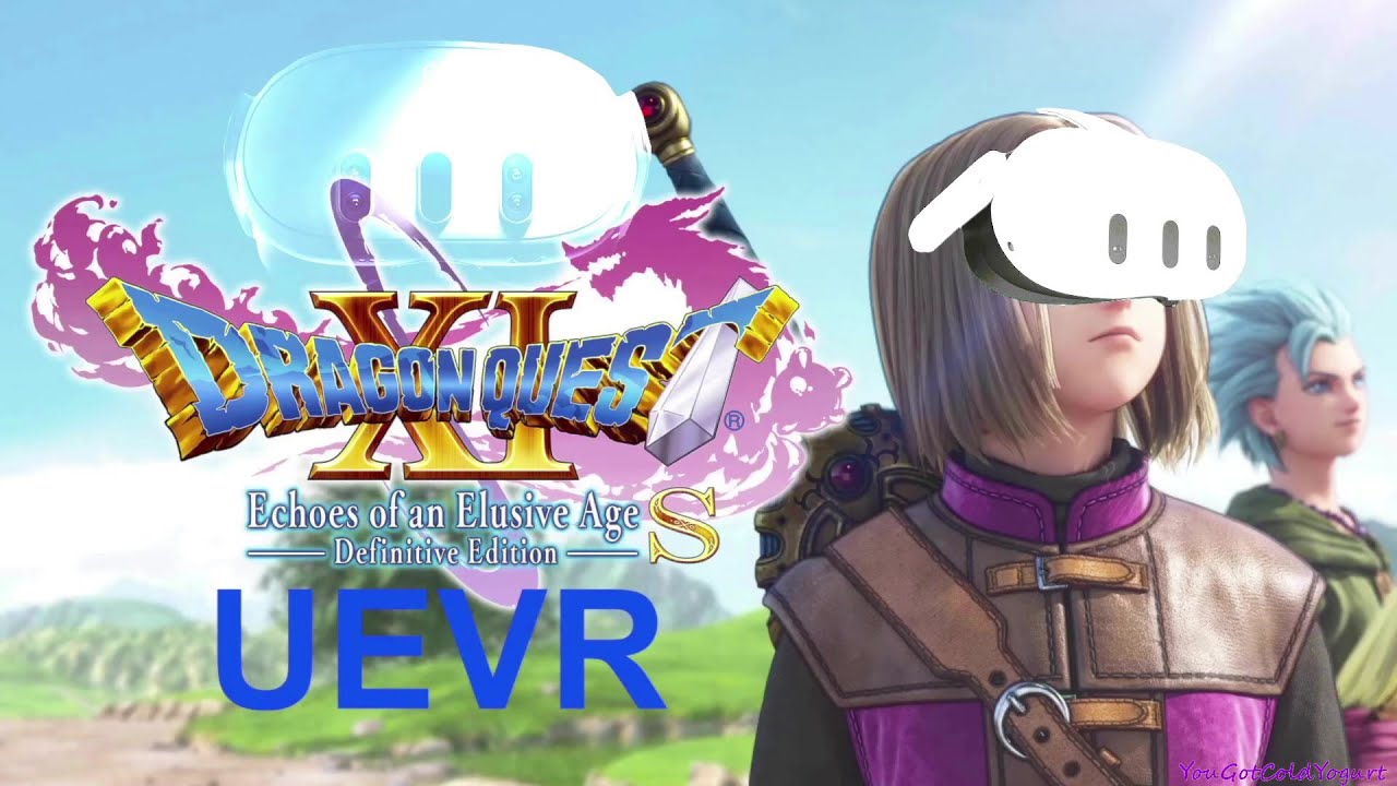 🐉 DRAGON QUEST I UEVR/Meta Quest 3/bHaptics - 1st VR impressions Live Again! Looks Great in VR ...