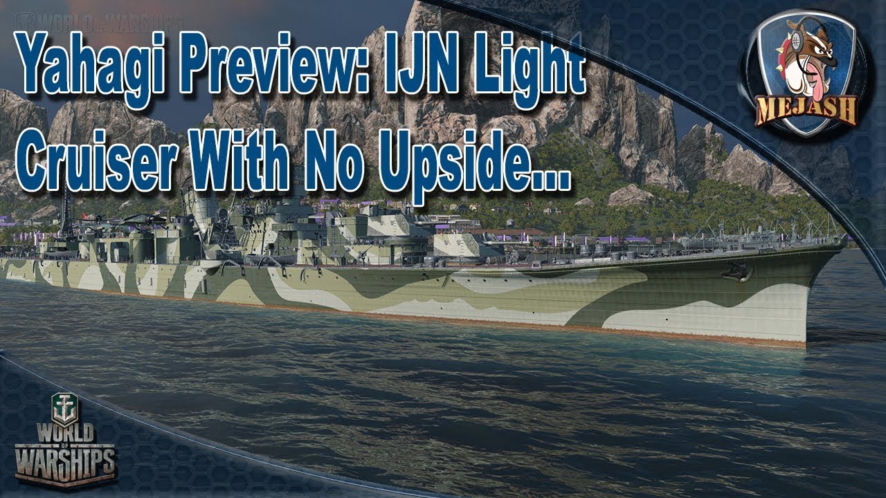 Yahagi Preview: An IJN Light Crusier with no real upside... - YouTube