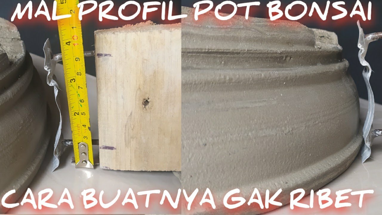 CARA MEMBUAT MAL POT BONSAI PALING MUDAH - YouTube