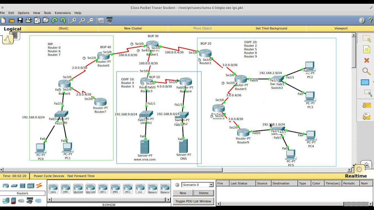 Redes Avanzadas: How to (rip + ospf + bgp) - YouTube