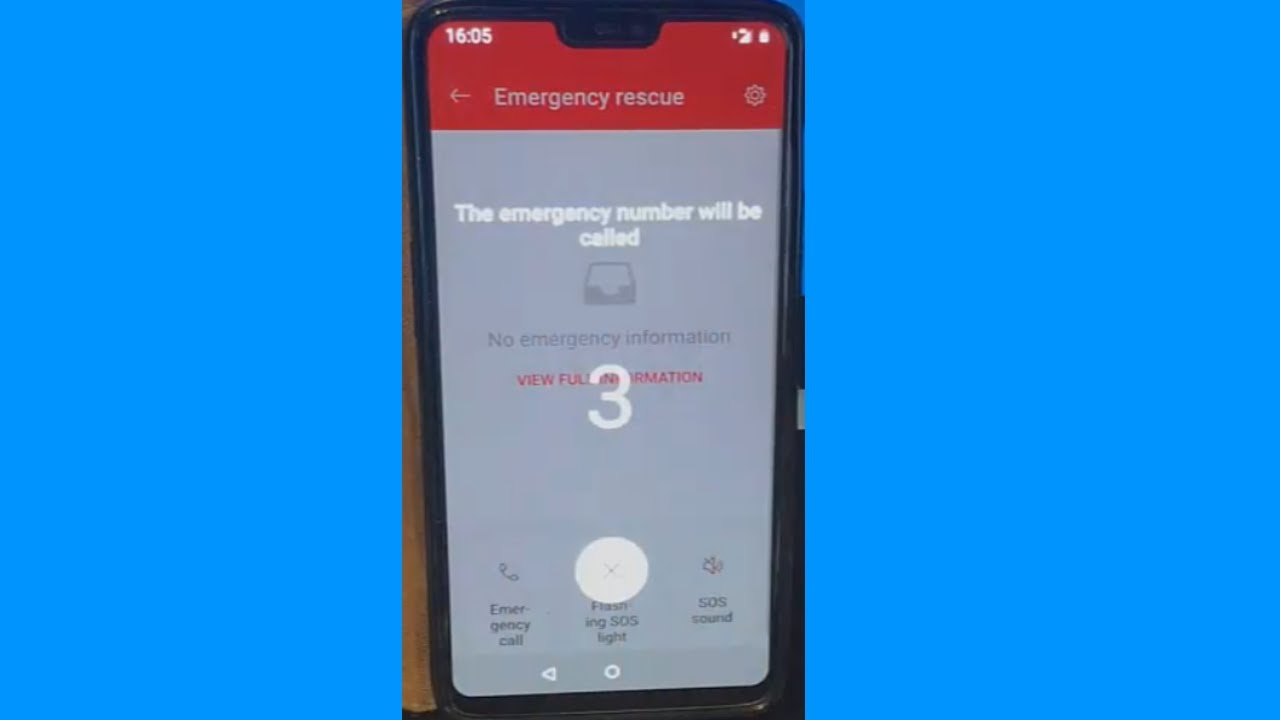 Hidden button to contact Emergency Services on your Android Phone - YouTube