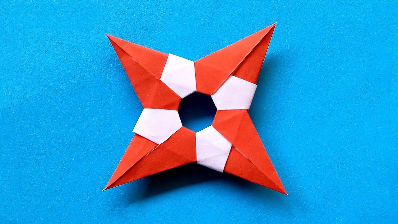 How to make Shuriken Naruto | Origami Ninja Star - YouTube