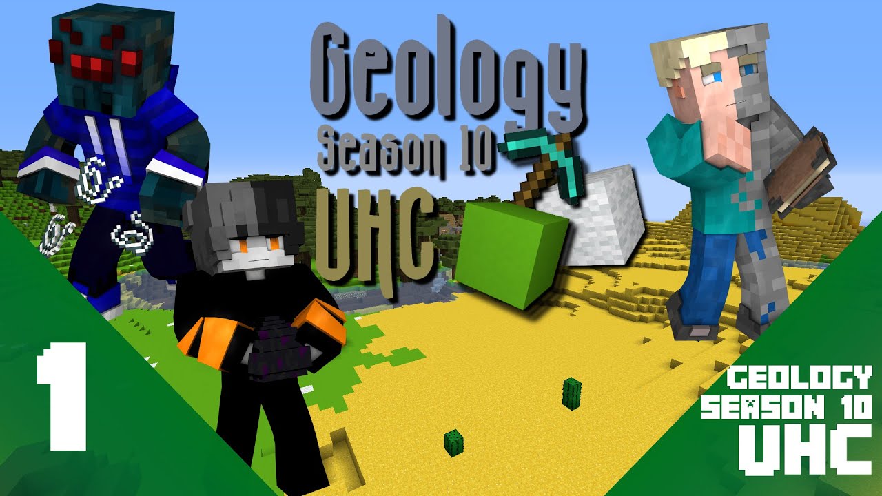 Minecraft: Geology UHC Season 10 Episode 1 - Can I take the Coal blocks ...