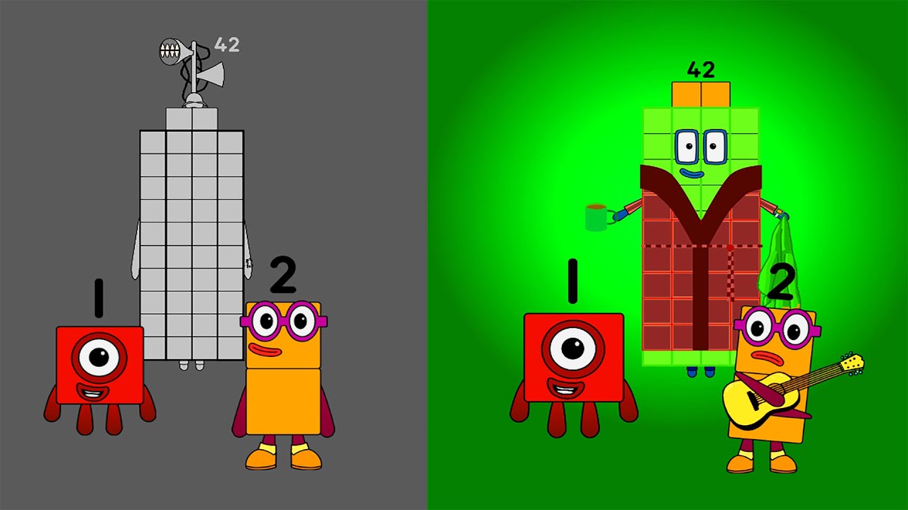 Uncannyblocks Band Remastered (1-50) Uncanny vs Normal Remix - 4 - YouTube