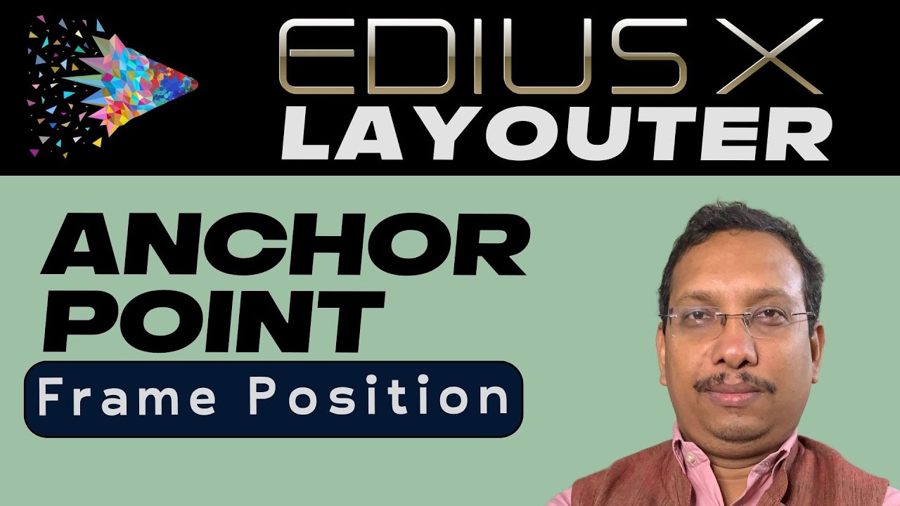Edius Trip 04 - How to Use Anchor Points with Frame position | Video ...