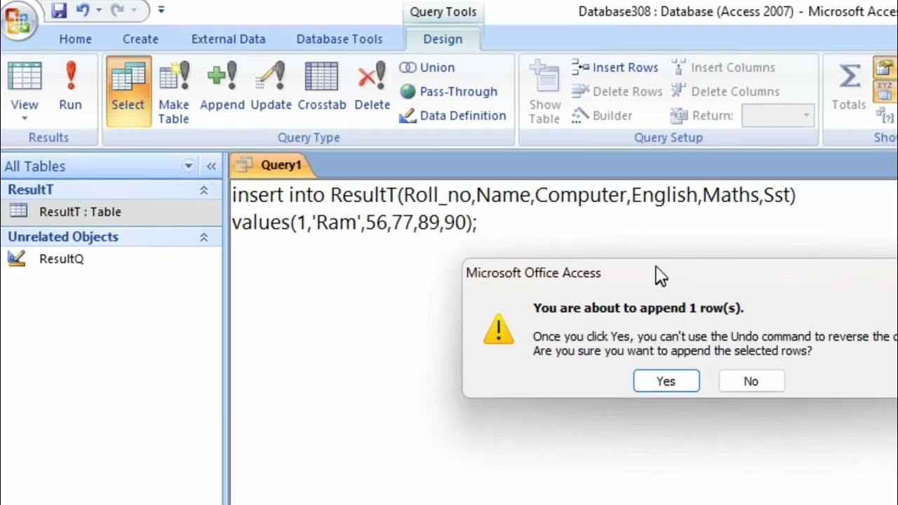How To Update Data In Microsoft Access And Alter Command Computerexcelsolution Youtube