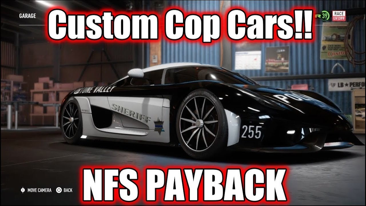NFS Payback Custom Cop Cars - YouTube