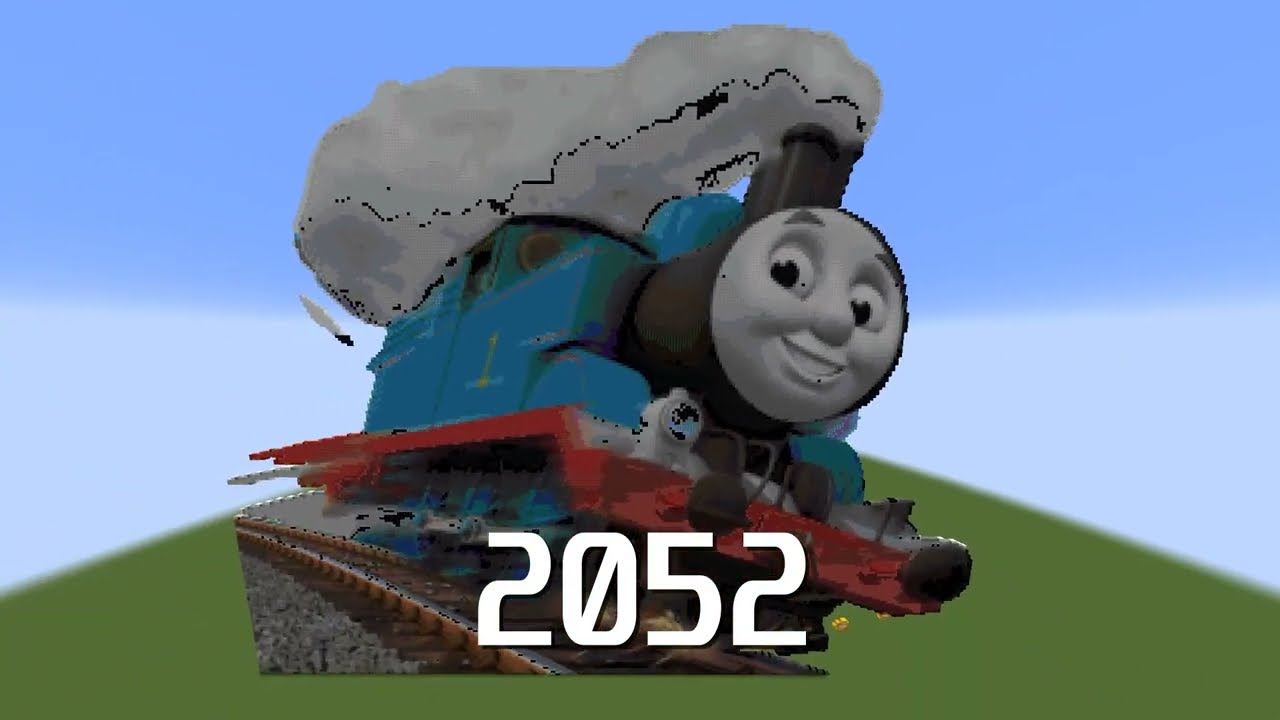 Evolution of TOMAS TRAIN (Minecraft pixel art) - YouTube