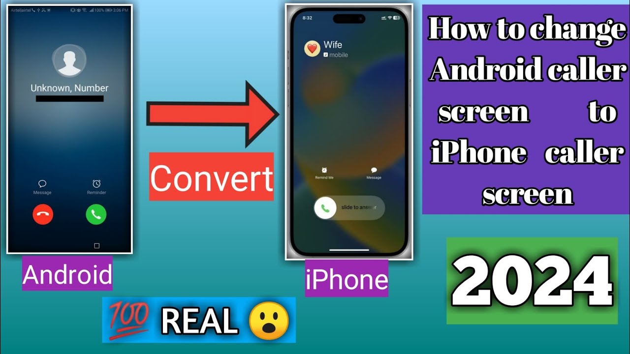 How to change Android caller screen to iPhone caller screen | Google ...