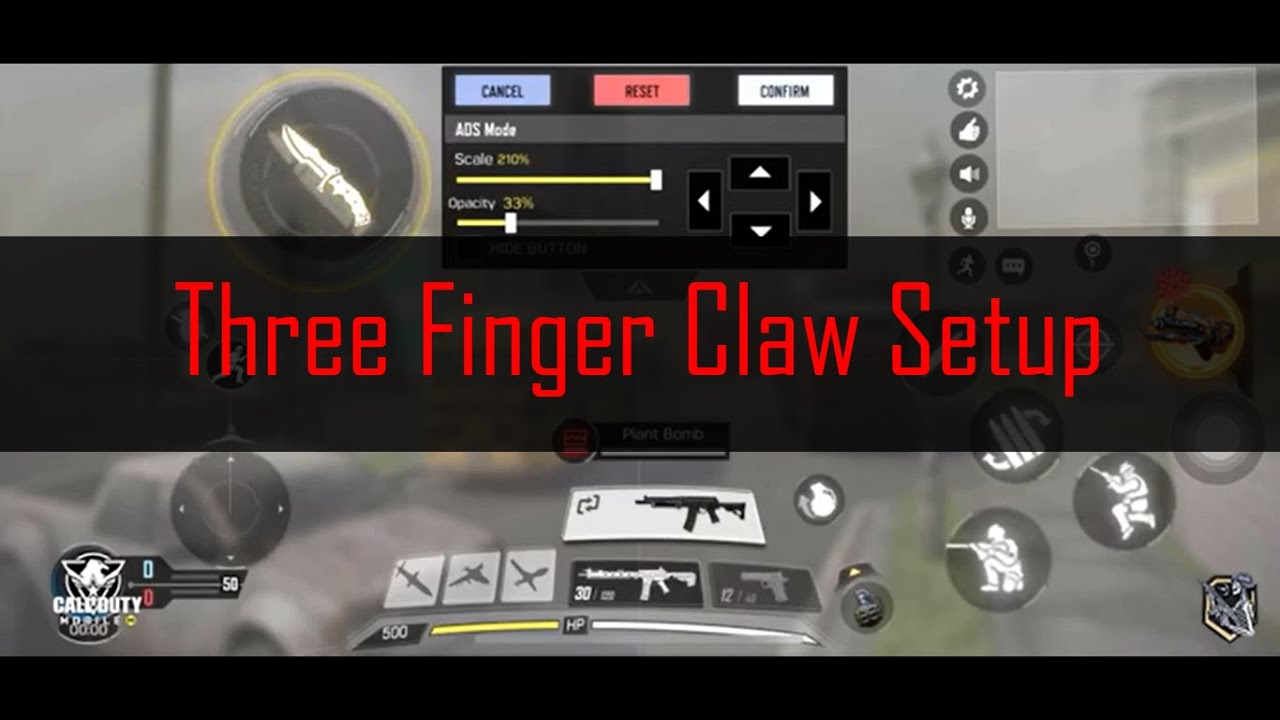 Epic Three Finger claw setup | Call Of Duty mobile | Iphone11pro - YouTube