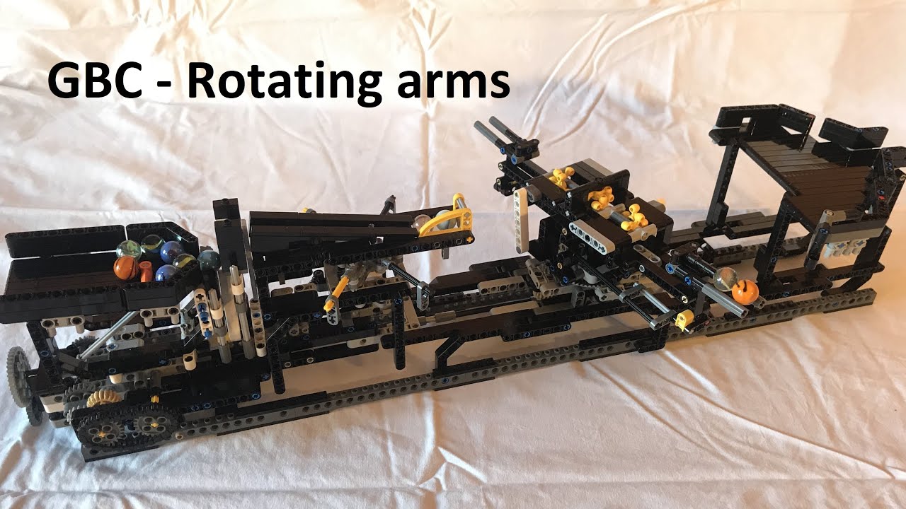 Lego GBC - Continuous rotating arms - YouTube