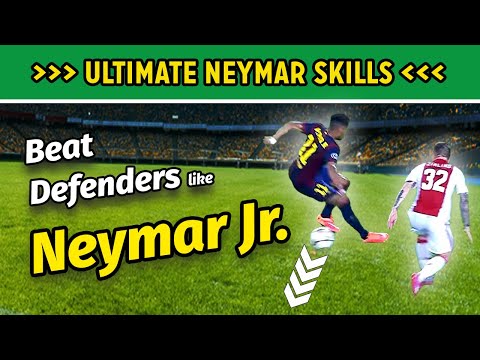 Neymar Skills Tutorial: Learn the Sole-Roll Back Heel PRO Football TRICK!