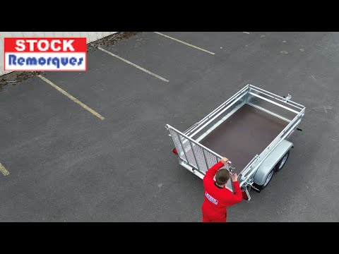 Porte pont 300kg avec bequille pour remorque Lider Robust