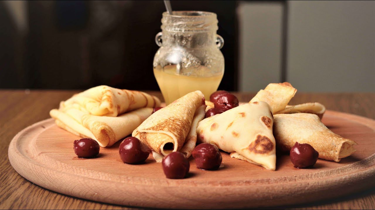 Ultimate Cherry Crepes Recipe! Your family will be delighted - YouTube