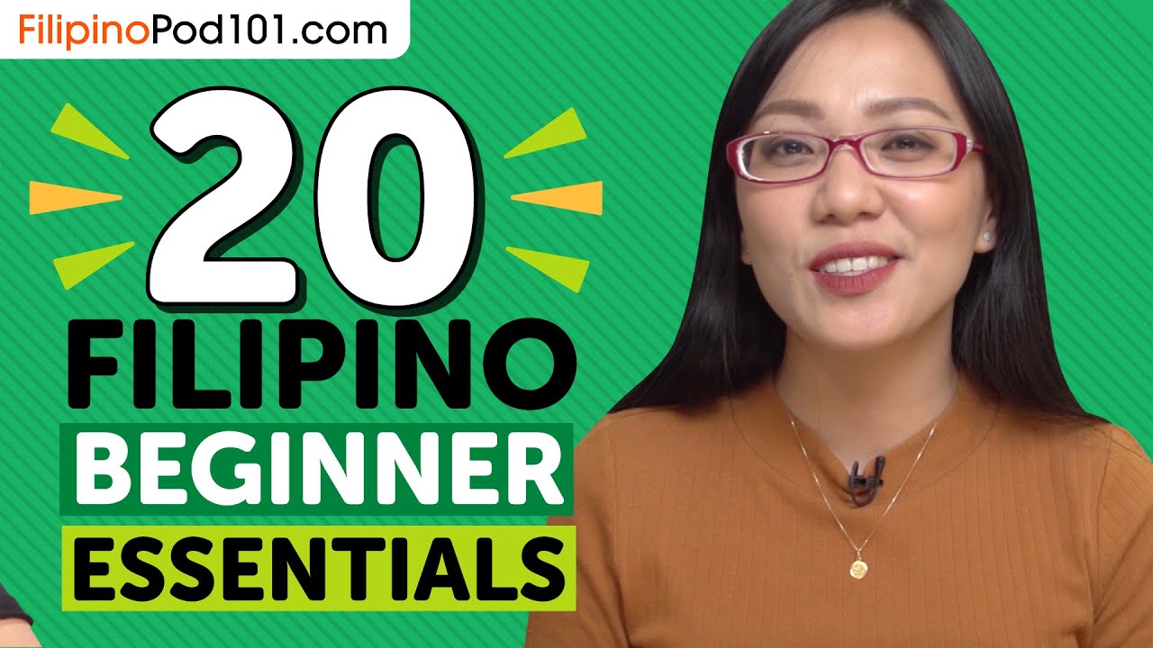 20 Beginner Filipino Videos You Must Watch | Learn Filipino - YouTube