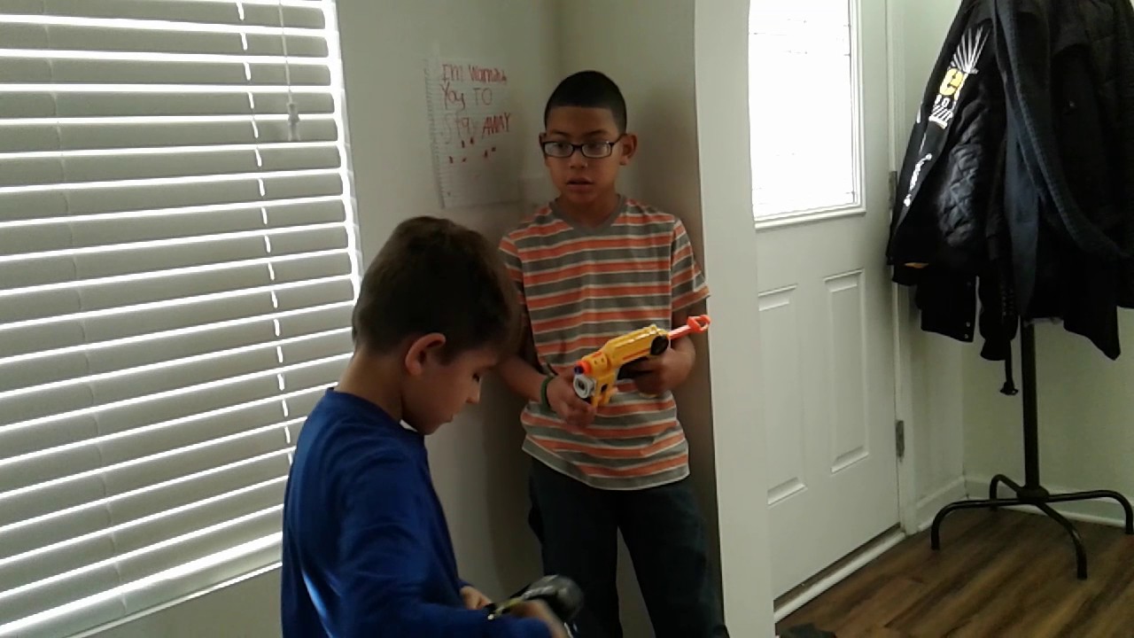 Nerf war part 2 Brody and luis teams up the FINAL - YouTube