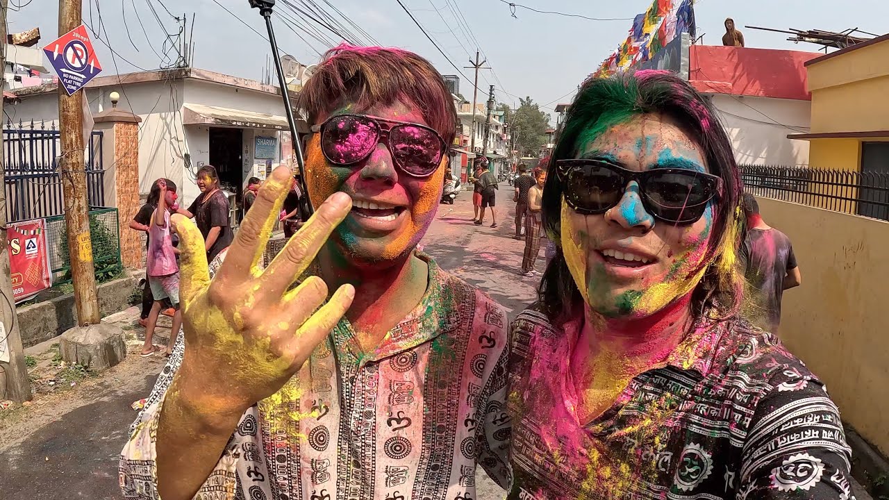 Celebrating Holi in Clementown - YouTube