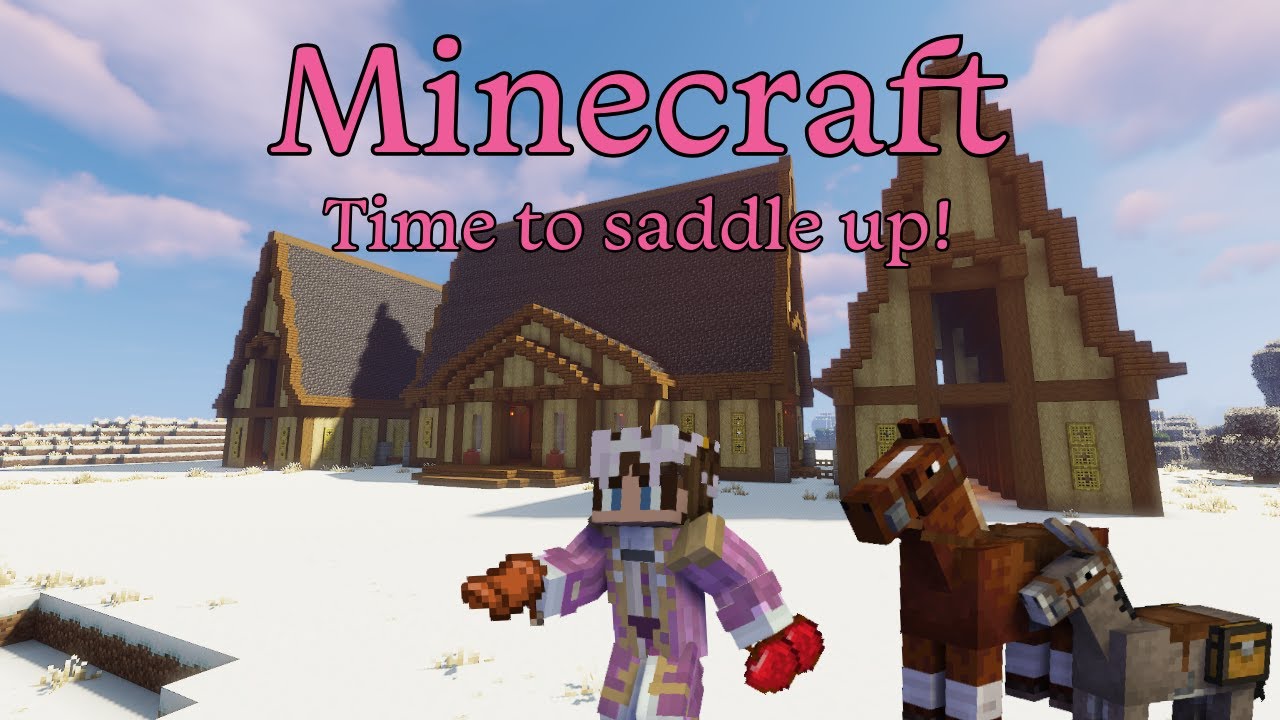 Minecraft Ep 53: Cozy Stable Build - YouTube