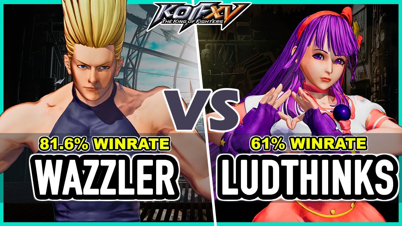 KOF XV 🔥Wazzler (Benimaru/Kyo/B.Jenet) vs Ludthinks (Yuri/Mai/Athena) 🔥 ...