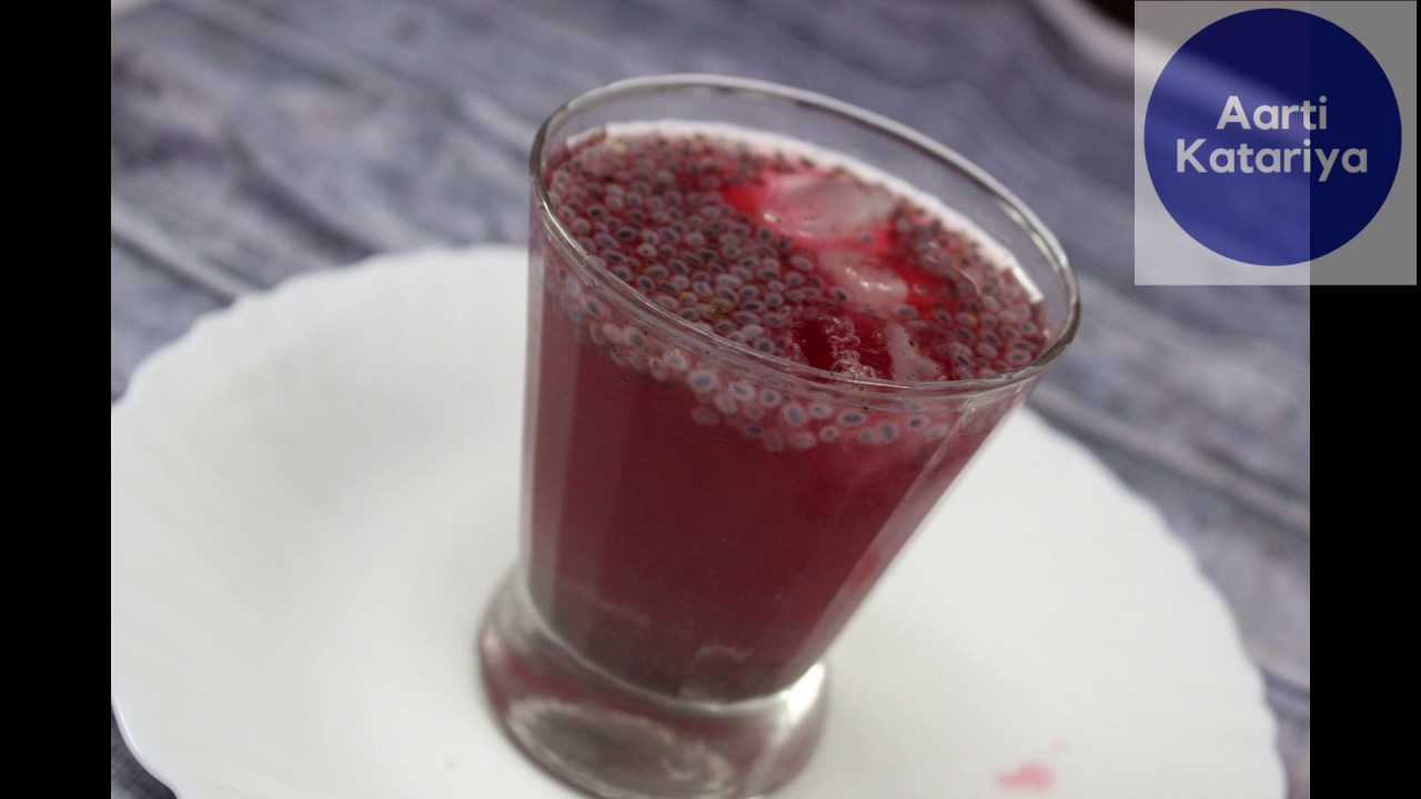 MAGIC जास्वंद फूल (HIBISCUS FLOWER) शरबत by Aarti Katariya - YouTube