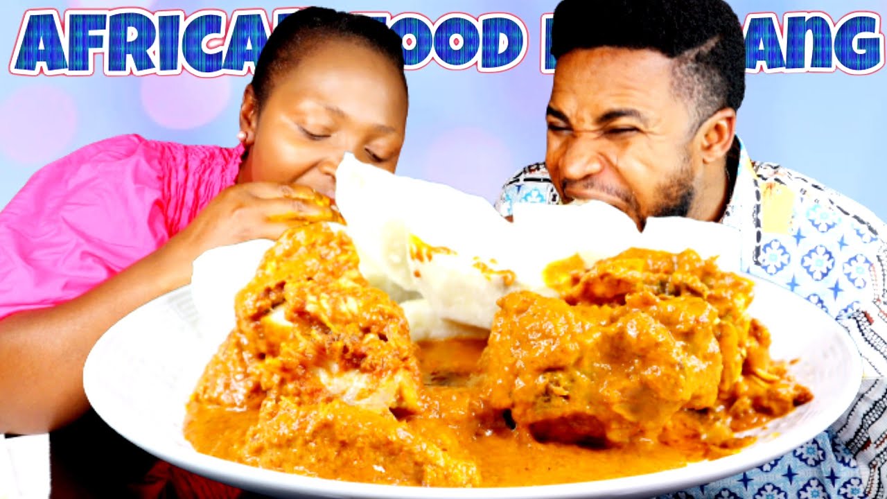 EXTREMELY DELICIOUS OWO SOUP | BOILED YAM AND OWO SOUP MUKBANG | EDO ...