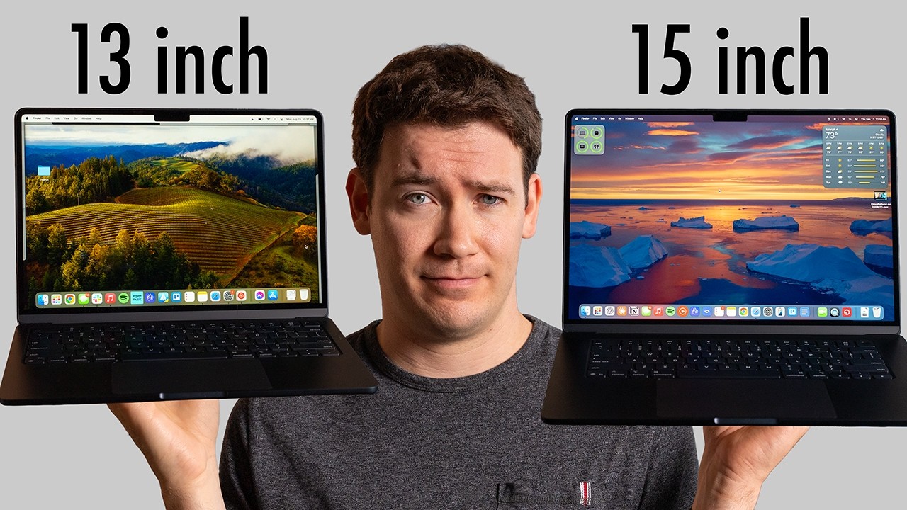 13 inch MacBook Air vs. 15 inch - Which Should You Buy? - YouTube